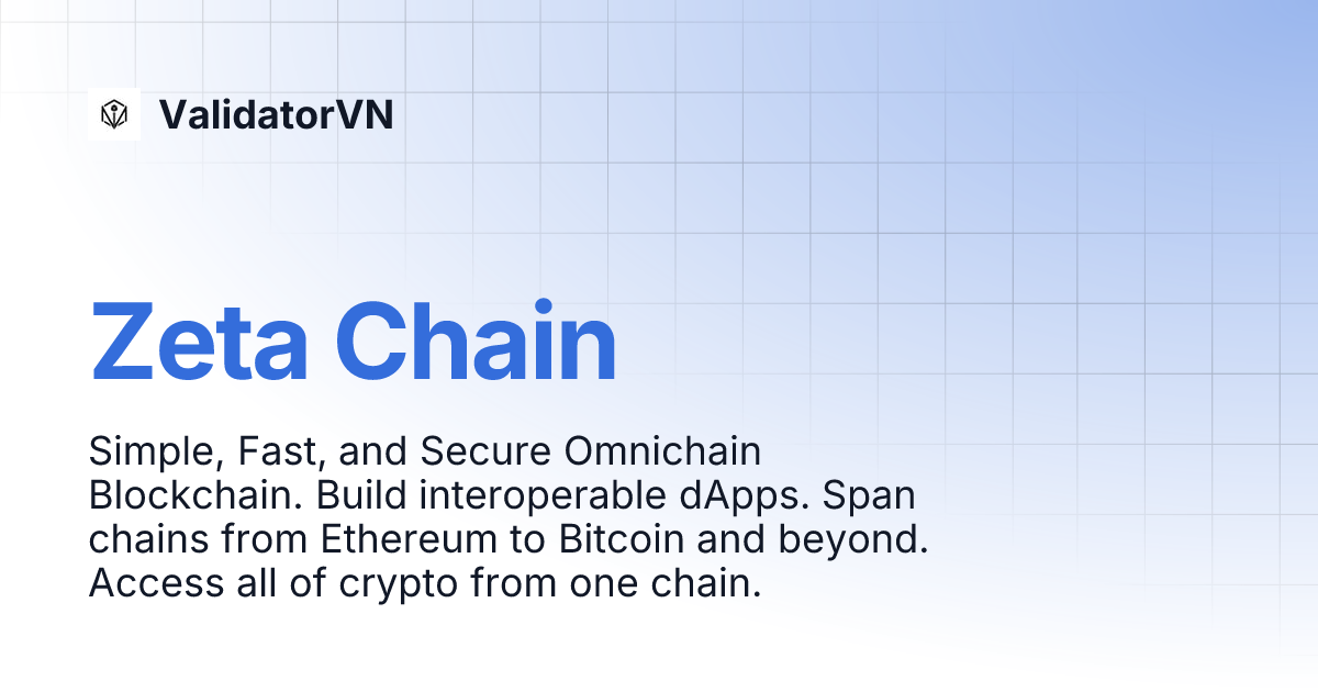 Zeta Chain | ValidatorVN