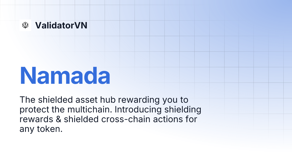 Namada | ValidatorVN