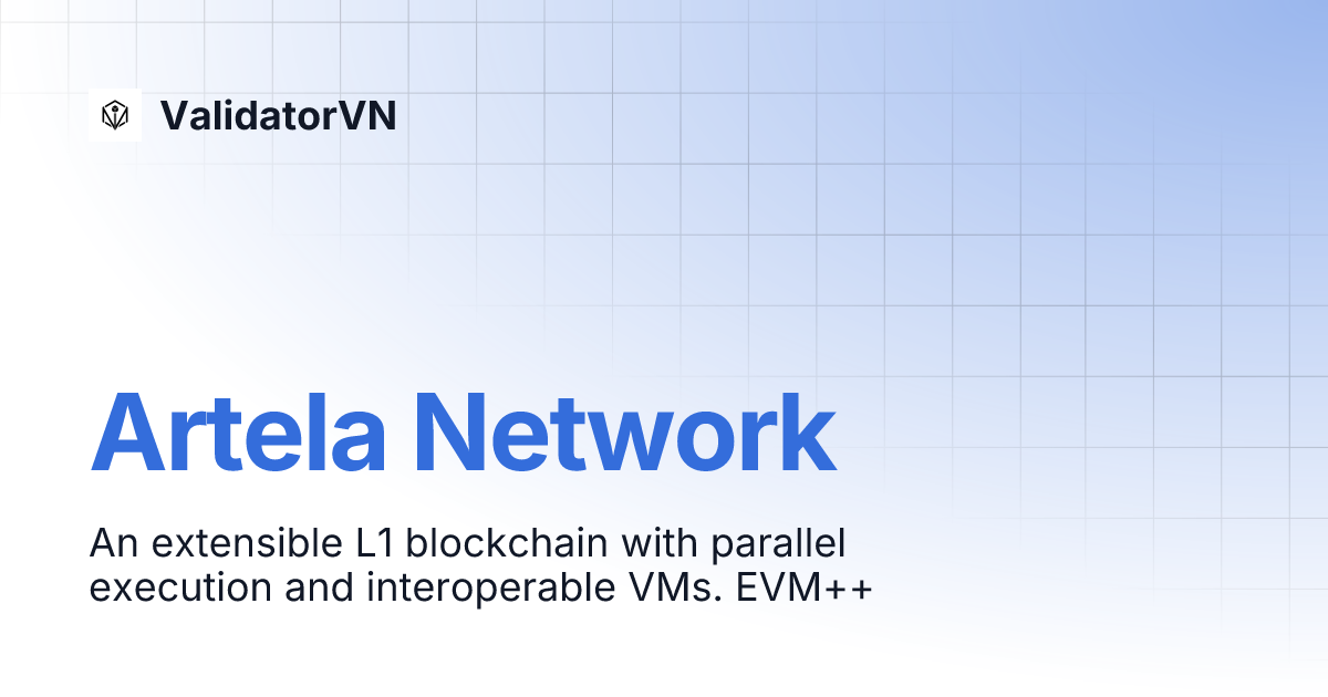 Artela Network | ValidatorVN
